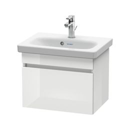 Duravit Waschtischunterschrank Com DuraStyle 50x36,8cm, wei&szlig; Hochglanz, 1 Auszug (DS630302222)