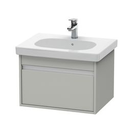 Duravit Waschtischunterschrank Ketho 60x45,5cm, betongr m, 1 Ausz., wandh&auml;ngend (KT667000707)