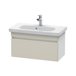 Duravit Waschtischunterschrank Com DuraStyle 73x36,8cm, taupe/wei&szlig; matt, 1 Auszug (DS639909118)