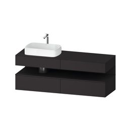 Duravit Waschtischunterschrank Qatego 160x55x60cm, gra m, Pl, Beck. li (QA4777080800000)