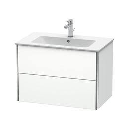 Duravit Waschtischunterschrank XSquare 81x47,8cm, we matt, 2 Schubk., wandh&auml;ngend (XS417208484)