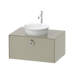Duravit Waschtischunterschrank o. ES White Tulip 40,8x80x 55, 1 Ausz., m Gr., Tau s-matt (WT4980060600010)