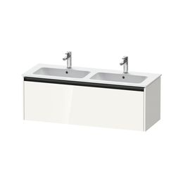Duravit Waschtischunterschrank Ketho.2 128x48x44cm, 1 Ausz., wandh&auml;ngend, we. hgl (K25066022220000)