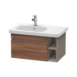 Duravit Waschtischunterschrank DuraStyle 73x44,8cm, B li, Nussb nat/b ma, 1 Ausz. (DS639407943)