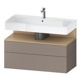 Duravit Waschtischunterschrank Qatego 99x47x59cm, E na/b m, 1 Kast, m Nischenb (QA4395030430010)