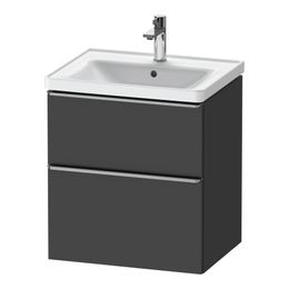Duravit Waschtischunterschrank D-Neo 58,4x45,2x62,5cm, 1 Kast, ES geb/Gra ma (DE4359070490000)
