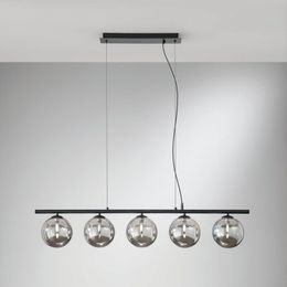 Luce Ambiente Design HONEY Pendelleuchte 5-flammig linear, G9, I-HONEY-SQ5-NER,