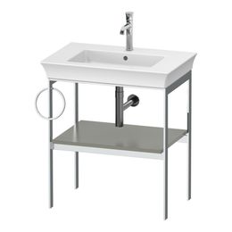 Duravit Waschtisch-Konsole White Tulip 68,4x45cm, Me, bo, HTH l, st-g s-matt (WT4543L9292)