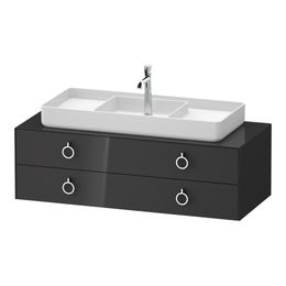 Duravit Waschtischunterschrank White Tulip 130x55cm, B mi, gra g, k Ein/o Be (WT4992MH1H10000)
