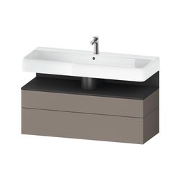 Duravit Waschtischunterschrank Qatego 119x47x59cm, gra m/ba m, 1 Kast, 1 Ausz. (QA4396049430000)