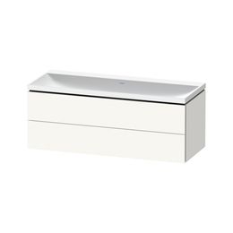 Duravit M&ouml;bel-Set L-Cube 120x48x48cm, o HL, we. matt, 2 Schub. (LC6953N84840000)