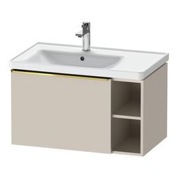 Duravit Waschtischunterschrank D-Neo 78,4x45,2cm, 1 A, B li, gol pol/Taupe ma (DE4258034910000)