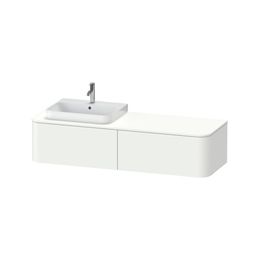 Duravit Waschtischunterschrank o. ES Happy D.2 Plus 35,4x160cm, 2 Ausz., BP l, we. supermatt (HP4944L84840010)