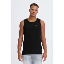 Blend Herren Tanktop "BHFlok"schwarz, Gr. XXL, bedruckt, Single Jersey, 100% Baumwolle, Tops, L&auml;ssiges Tanktop mit Logo