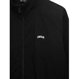 Unfair Athletics Trainingsjacke 'Curved Crushed' Herren Gr&ouml;&szlig;e XXL schwarz