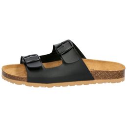 Lico Herren Pantolette "Pantolette Bioline Man", Gr. 46, schwarz, Synthetik, Schuhe