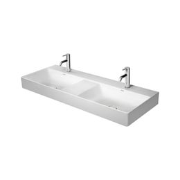 Duravit M&ouml;bel-Doppelwaschtisch DuraSquare 120x47cm, o. &Uuml;L, m HLB, o. HL, wei&szlig; (2353120070)