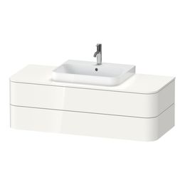 Duravit Waschtischunterschrank o. ES Happy D.2 Plus 40,8x130x55cm, 2 SchKa., wei&szlig; Hochglanz (HP4972022220010)