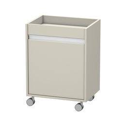 Duravit Rollcontainer Ketho 50x36x67cm, T&uuml;r links, Taupe (KT2530L9191)