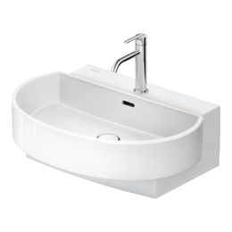 Duravit Waschtisch Balcoon 65x48cm, we. hgl, m Hahnl., &Uuml;L, Hahnloch (241165AA00)