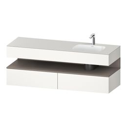 Duravit Einbauwaschtisch-M&ouml;bel-Set Qatego 160x50x60cm, Kon-WTU, B r, ba m/we matt (QA4796043840000)