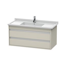 Duravit Waschtischunterschrank Ketho 100x45,5cm, Tau, 2 Schubk., wandh&auml;ngend (KT664509191)