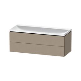 Duravit M&ouml;bel-Set L-Cube 120x48x48cm, o. Hahnl., lei, 2 Schub. (LC6953N75750000)