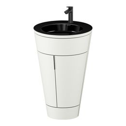 Duravit Waschtischunterschrank c-bonded Set Starck 1 56x86,4x60,5cm, st, G sw, No we. s-matt (S19515OBD390010)