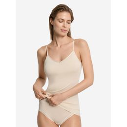 Hanro Unterhemd 'Cotton Seamless' Damen Gr&ouml;&szlig;e S beige