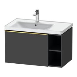 Duravit Waschtischunterschrank D-Neo 78,4x45,2cm, 1 A, B L, g pol/Graphit ma (DE4258034490000)