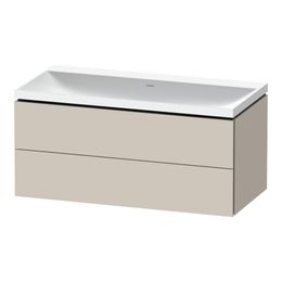 Duravit M&ouml;bel-Set L-Cube 100x48x48cm, o. Hahnl., Tau ma, 2 Schub. (LC6952N91910000)