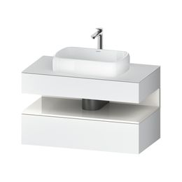 Duravit Waschtischunterschrank Qatego 100x55x60cm, w hgl/we m, Pl, 1 Kast (QA4731022180000)