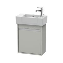 Duravit Waschtischunterschrank Ketho 45x22,5x55cm, wandh&auml;ngend, T re, betongr matt (KT6629R0707)