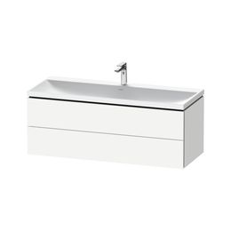 Duravit M&ouml;bel-Set L-Cube 120x48x48cm, m Hahnl., we. ma, 2 Schub. (LC6953O18180000)