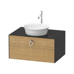 Duravit Waschtischunterschrank White Tulip 80x55cm, E N m/gra g, 1 AZ m G, 1 Pl (WT49800H5H1)