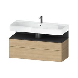 Duravit Waschtischunterschrank Qatego 119x47x59cm, gra m/E N, 1 Kast, 1 Ausz. (QA4396049300000)