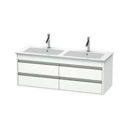 Duravit Waschtischunterschrank Ketho 127x47,5x48cm, 4 Schubk., wandh&auml;ngend, we matt (KT643301818)