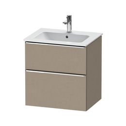 Duravit Waschtischunterschrank D-Neo 61x46,2cm, ch/Lein, 1 Schubk., 1 Ausz. (DE4361010750000)