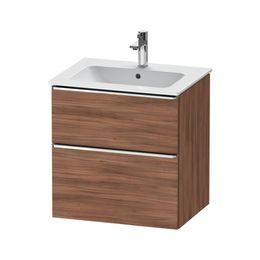 Duravit Waschtischunterschrank D-Neo 61x46,2cm, ch/nb Nat, 1 Schubk., 1 Ausz. (DE4361010790000)
