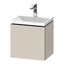 Duravit M&ouml;bel-Set L-Cube 45x35x48cm, 1 T&uuml;r, An L, m HL, Tau matt (LC6948O83830000)