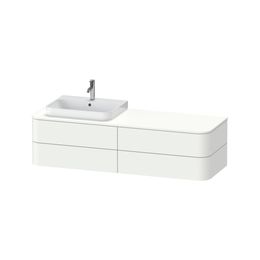 Duravit Waschtischunterschrank o. ES Happy D.2 Plus 40,8x160cm, 4 SchKa., BP l, we. s-matt (HP4973L36360010)