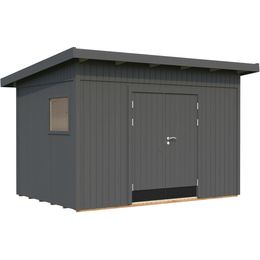Ger&auml;tehaus Palmako "Stig", dunkelgrau, dunkelgrau, Massivholz, Ger&auml;teh&auml;user