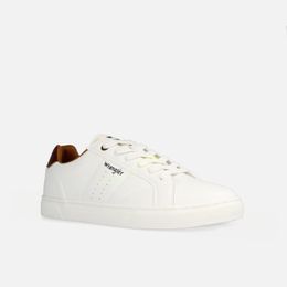 Wrangler Herren Sneaker "RITCHY MEN LOW", Gr. 43hellwei&szlig;, Synthetik, Schuhe