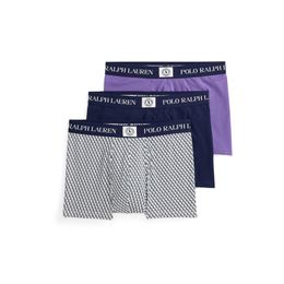 Polo Ralph Lauren Boxershorts Herren Gr&ouml;&szlig;e S navy / lavendel / offwhite
