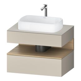 Duravit Waschtischunterschrank Qatego 80x55x60cm, E na/tau m, Pl, Nischenb (QA4730030830010)