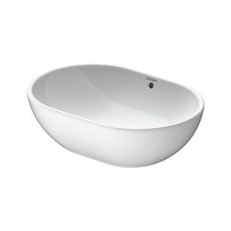 Duravit Aufsatzwaschtisch 49,5x35cm, o. HL, m &Uuml;L, o. HLB, wei&szlig; (0335500000)