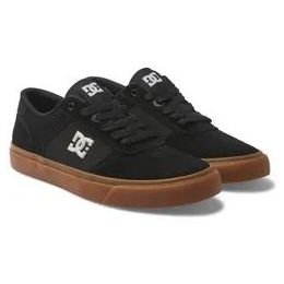 Sneaker DC Shoes "Teknic", Herren, Gr. 7,5(40), schwarz (schwarz, gum), Obermaterial:Obermaterial: Leder (Kuh) / Futter: Textil / Au&szlig;ensohle: Gummi;, Schuhe Sneaker