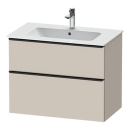Duravit Waschtischunterschrank D-Neo 81x46,2cm, sw/Taup m, 1 Schubk., 1 Ausz. (DE43620BD910000)