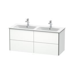 Duravit Waschtischunterschrank XSquare 128x47,8x56cm, 4 Schubk., wandh&auml;ngend, we matt (XS417508484)