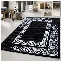 Teppich Ayyildiz TEPPICHE "Miami 6620" Gr. 6, schwarz, B:200cm H:12mm L:290cm, Kunstfaser, Teppiche, Teppich, L&auml;ufer, Kurzflor, orientalisches ausdrucksstarkes Design
